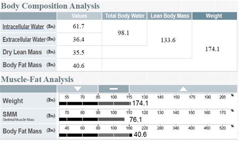 Lean Body Measurement Body Measurement Info