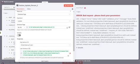 Error Notion Node User Names Or Ids Multiples Questions N8n