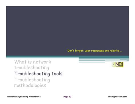 Network Analysis Using Wireshark 1 Pdf