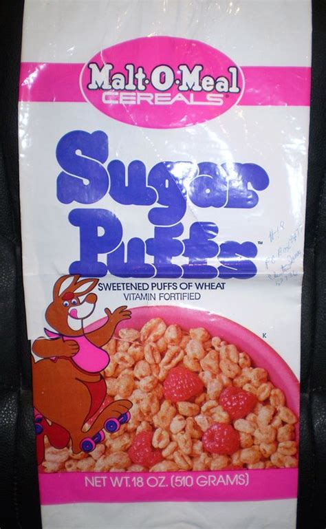 1982 Malt O Meal Sugar Puffs Cereal Bag Artofit