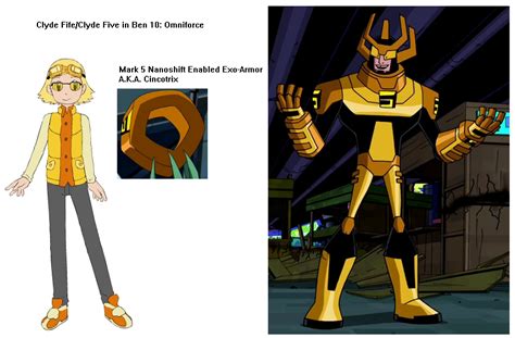 Clyde Fifeclyde Five In Ben 10 Omniforce By Neoduelgx On Deviantart