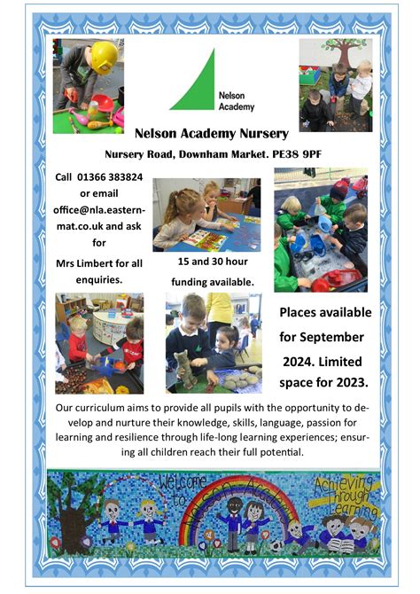 Nelson Academy Nursery Availability