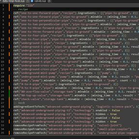 Advanced Fluid Handling Basic Recipes Factorio Mods