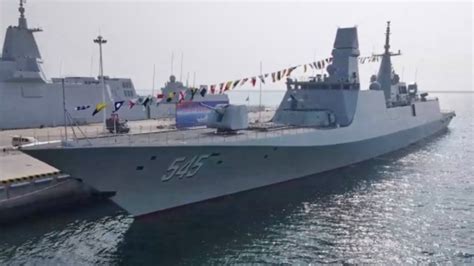 中国海军054b型护卫舰首舰交接入列 舷号545凤凰网