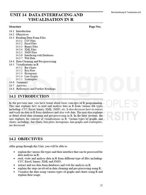 unit 14 data interfacing and visualisation in r pdf computers