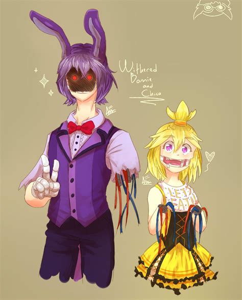 Withered Toy Bonnie X Chica