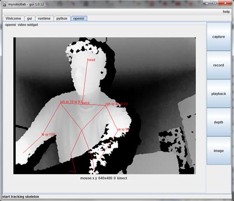 i want to get my kinect working myrobotlab