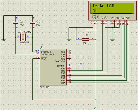Atividade Tecnológica Controlando Um Display Lcd 16x2 Com Pic 16f84a
