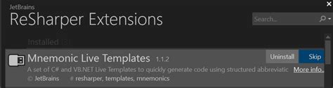 How To Show All Visual Studio S Code Snippets In Resharper S
