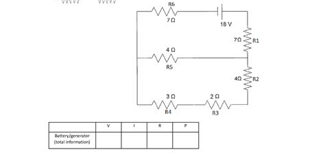 Solved 6 Complete The Circuit Table For The Following Circuit Tutorbin