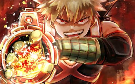 Bakugou Katsuki Wallpaper Pc Hd Wallpaper Illustration Anime Boku