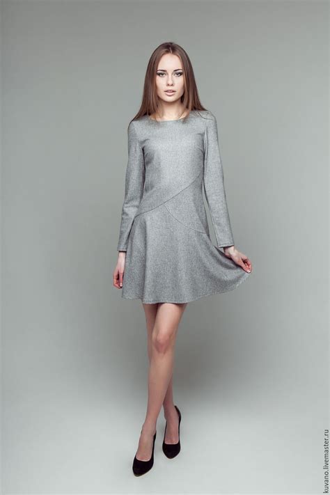 Платье с юбкой клеш в интернет-магазине на Ярмарке Мастеров | Платья ...