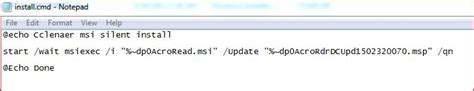 Silent Install Adobe Reader 11 And DC Msi And Exe Disable Update