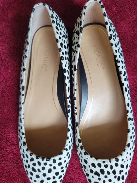 Vionic Lena Spot Pointed Ballet Flat Comfort Ortho An Gem
