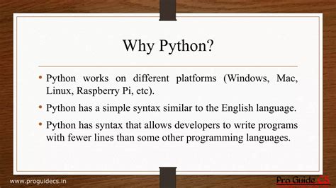 Introduction To Python Programming Why Python Applications Of Python Pptx Programming