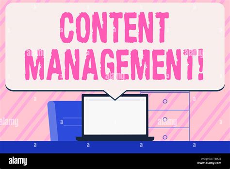 Conceptual Hand Writing Showing Content Management Concept Meaning Programs Used To Create And
