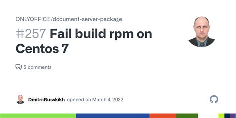 Fail Build Rpm On Centos 7 · Issue 257 · Onlyofficedocument Server