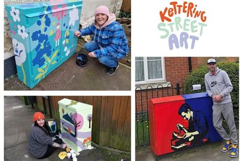 Artists Transform Kettering Bt Openreach Boxes Into Colourful Heritage Trail And Theres 15