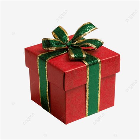 녹색과 금색 리본이 달린 축제 빨간색 선물 상자 선물 상자 리본 Png 일러스트 및 이미지 에 대한 무료 다운로드 Pngtree