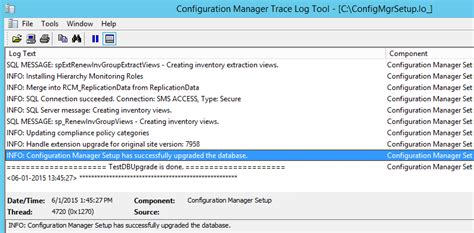 Henks Blog Check The Database Before Doing A Configmgr 2012 R2 Sp1
