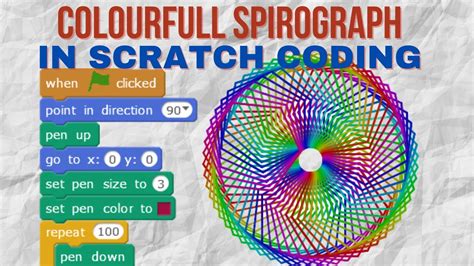 Colourful Spirograph In Scratch Coding Part 1 Youtube