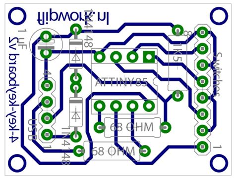 Crafting A 4 Key Keyboard With ATtiny85 Compact And Creative