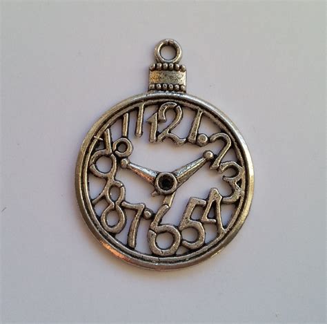 Josefina Jewellery Design Handmade Silver Jewellery Charm Clock