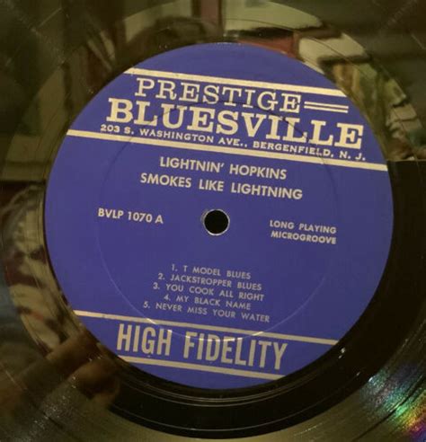 Lightnin Hopkins Smokes Like Lightning Mono