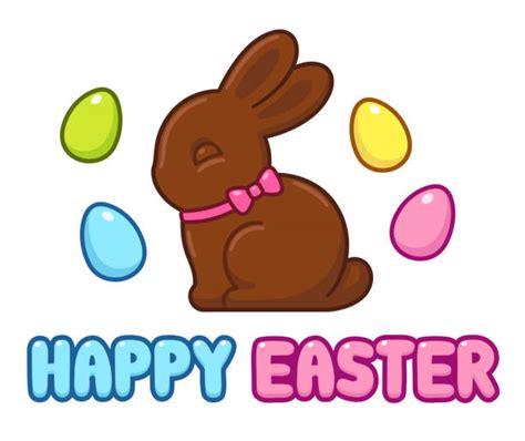 260 Chocolate Easter Bunny Cartoon Stock Illustrations Royalty Free