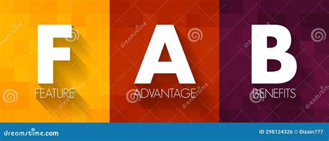Fab Feature Advantage Benefits Product S Traits While Advantage Describes What The Product Or