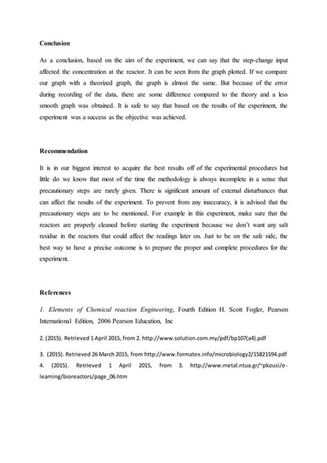 Lab Cstr In Series Pdf