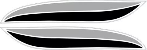 1972 Xlh Xlch Large Black Silver Tank Sportster Turtle Tank Decal For