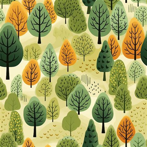 Premium Photo Patterns Resembling A Forest Of Trees