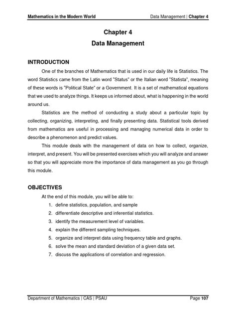 4 1 107 118 chapter 4 1 data management preliminaries and sampling