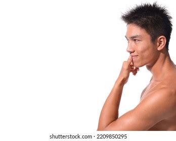 Handsome Sexy Man Posing Shirtless On Stock Photo Shutterstock