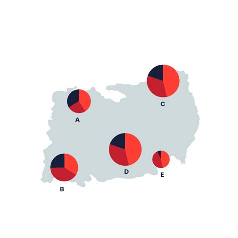 Pie Chart On A Map Data Viz Project