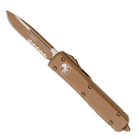 Microtech Ultratech Se Cerakote Tan Serrated 121 2cta American Edge