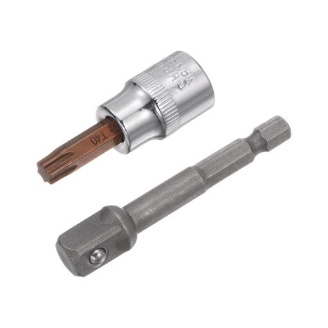 Buy Sourcing T40 Torx Bit Socket 3 8 Square Drive Cr V Sockets S2 Steel Bits 1 89 Length
