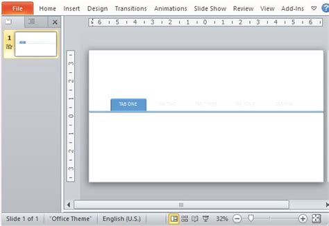 How To Display Powerpoint Slides In Tabs
