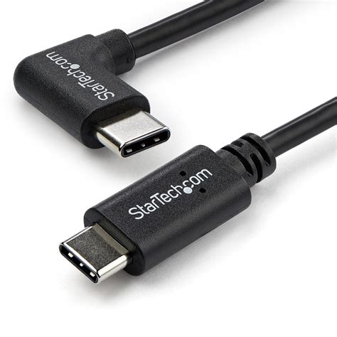 Buy Startech Usb2cc1mr Right Angle Usb C Cable Comms Express