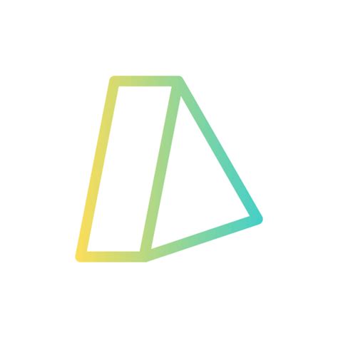 triangular prism generic gradient icon