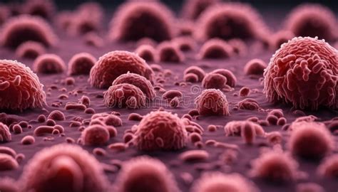 Microscopic View Of A Cell Colony A Testament To The Beauty Of