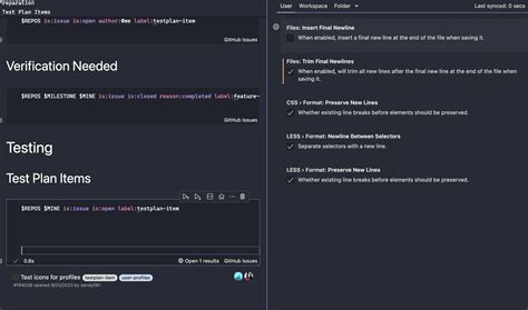 Test Notebooks Respect File Whitespace Settings · Issue 194078 · Microsoftvscode · Github