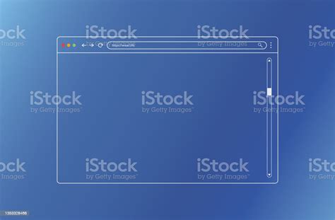 웹 사이트에 대한 브라우저 모형 웹 페이지 사용자 인터페이스 인터넷 페이지의 현대적인 디자인 벡터 그림입니다 인터넷에 대한 스톡 벡터 아트 및 기타 이미지 Istock
