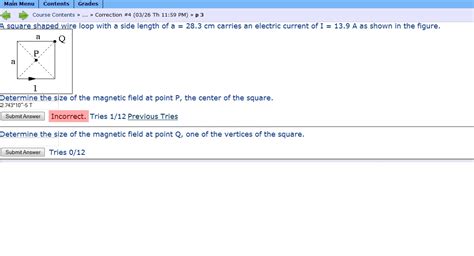Solved A Square Shaped Wire Loop With A Side Length Of A