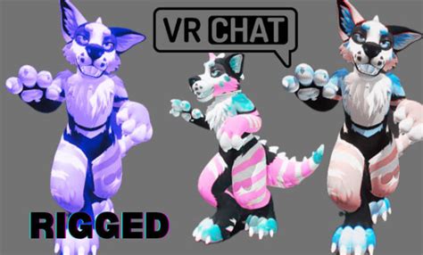 Create And Model Vrchat Avatar Furry Vrchat Avatar Vrchat Anime Sfw