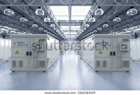 공장 또는 창고의 3d 렌더링 에너지 스톡 일러스트 2262183329 Shutterstock
