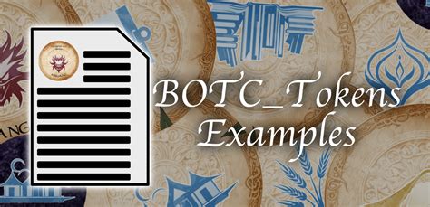 Github Tsubashi Botc Tokens Examples Examples Of Using The Botc Tokens Utility