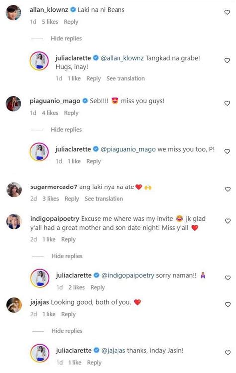 Julia Claretes Son Sebastian Is All Grown Up Gma Entertainment