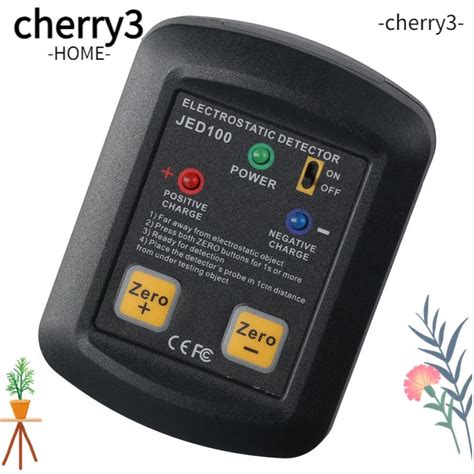 Cherry3 Melt Blown Fabric Electrostatic Tester Copper Black Electrostatic Field Detector
